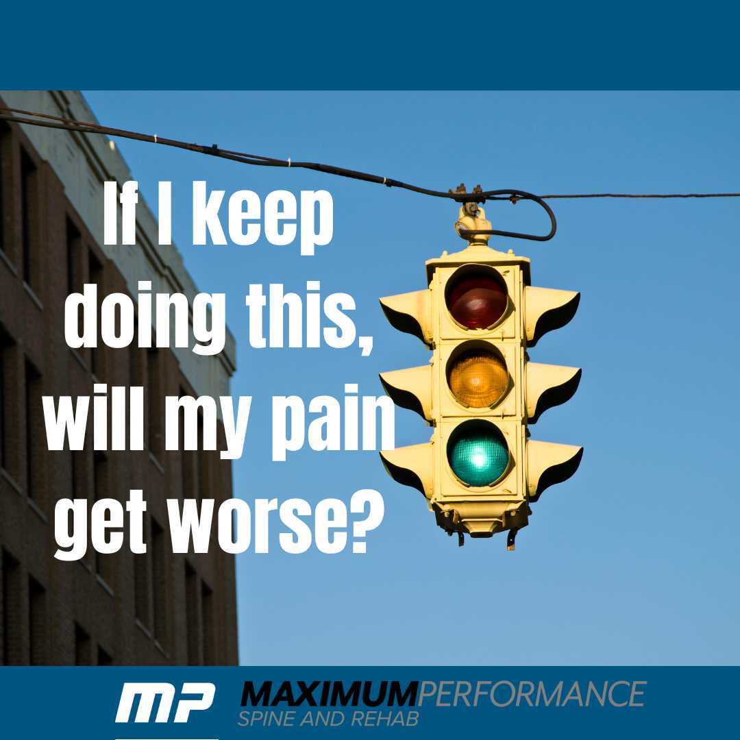 Navigating Pain with the Stoplight Model | Sports Injuries | Maximum ...