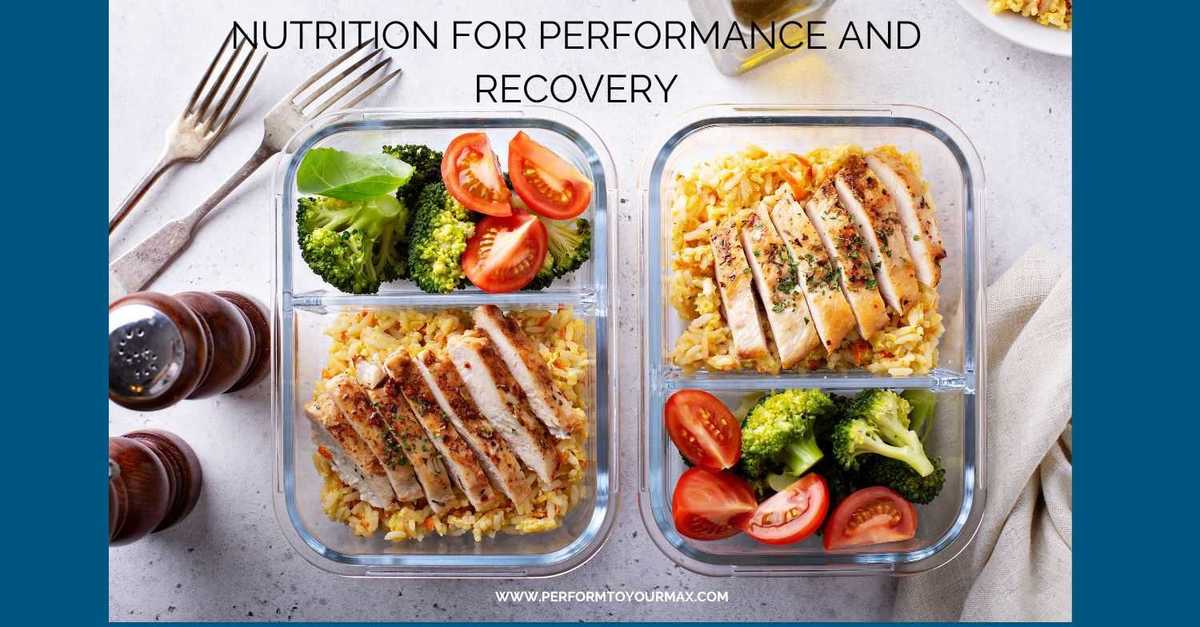 Nutrition for Performance and Recovery | Maximum Performance Spine and ...